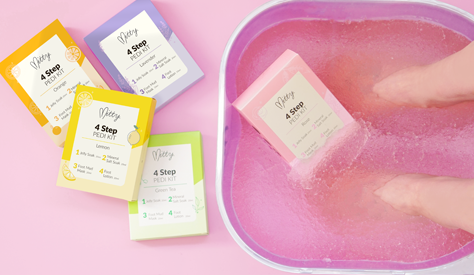 4 Step Pedi Kit includes Jelly Soak – Mitty
