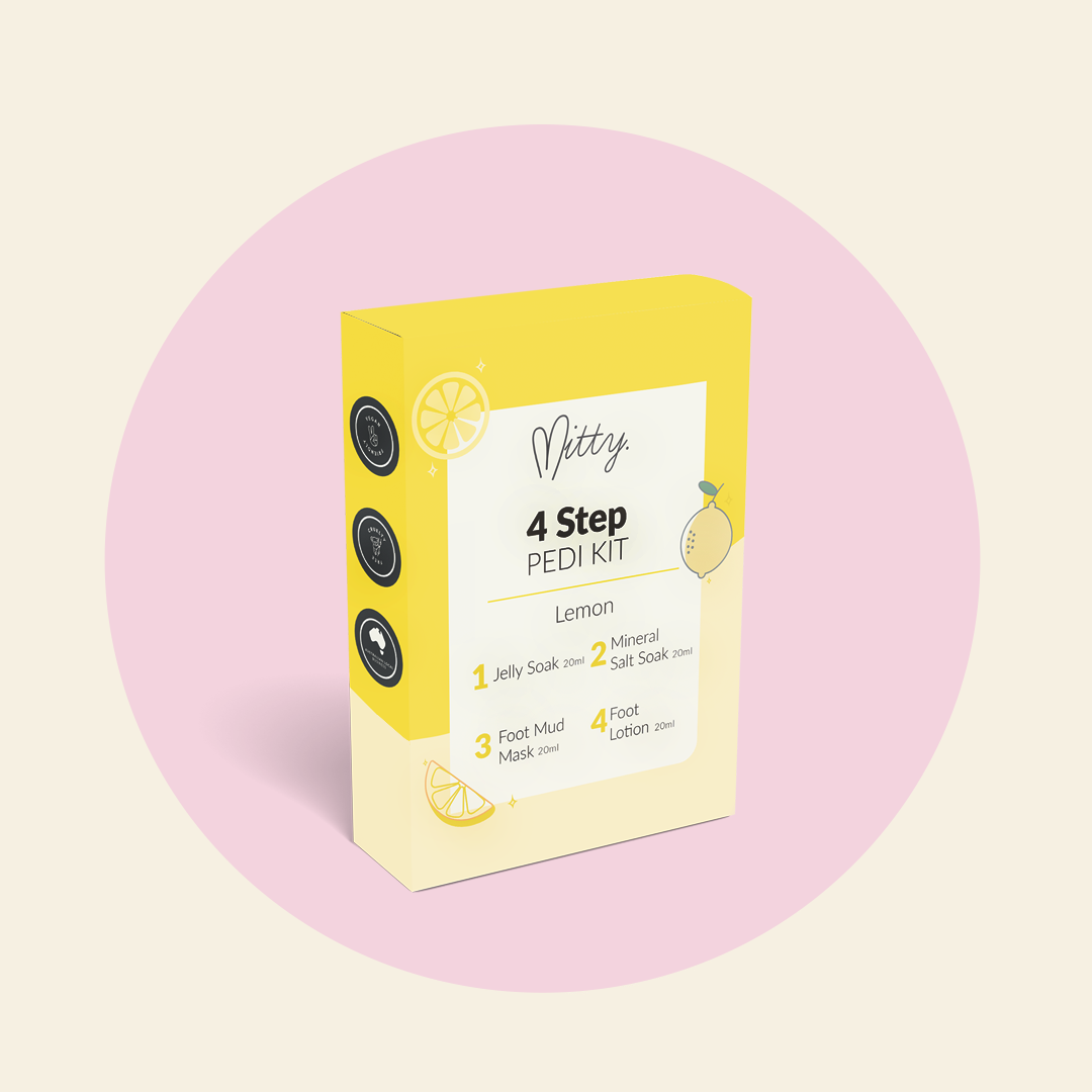 4 Step Pedi Kit includes Jelly Soak - Lemon – Mitty