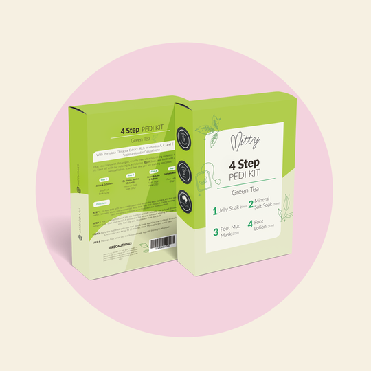 4 Step Pedi Kit includes Jelly Soak – Mitty